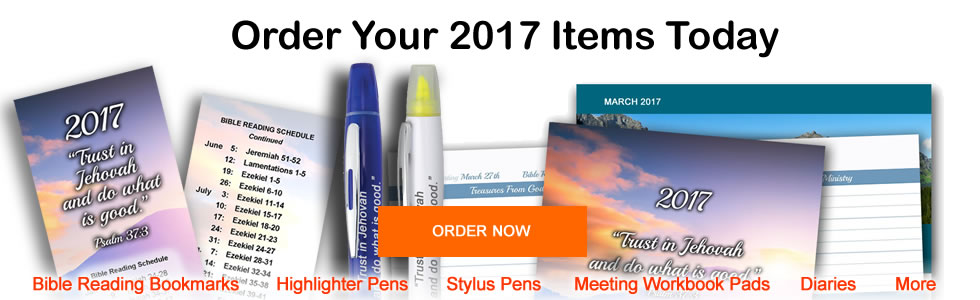 Jehovah's Witness Ministry Supplies | Jehovah's Witness Store and Products