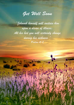 GREETINGS CARD - GET WELL - Jehovah's Witness Theocratic Ministry ...