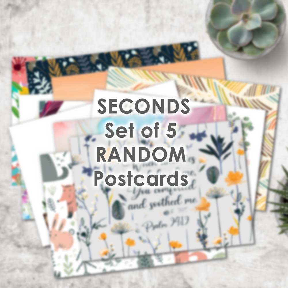 SECONDS - Set of 5 RANDOM Postcards - Jehovah's Witness Theocratic ...